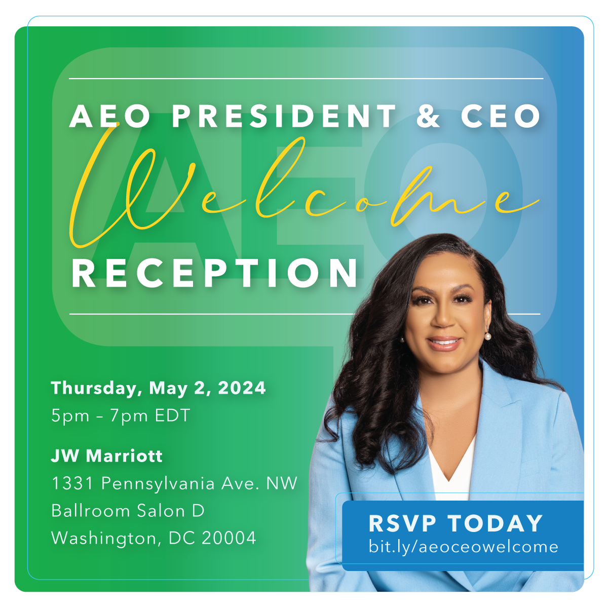 AEO President & CEO Welcome Reception - Association for Enterprise ...