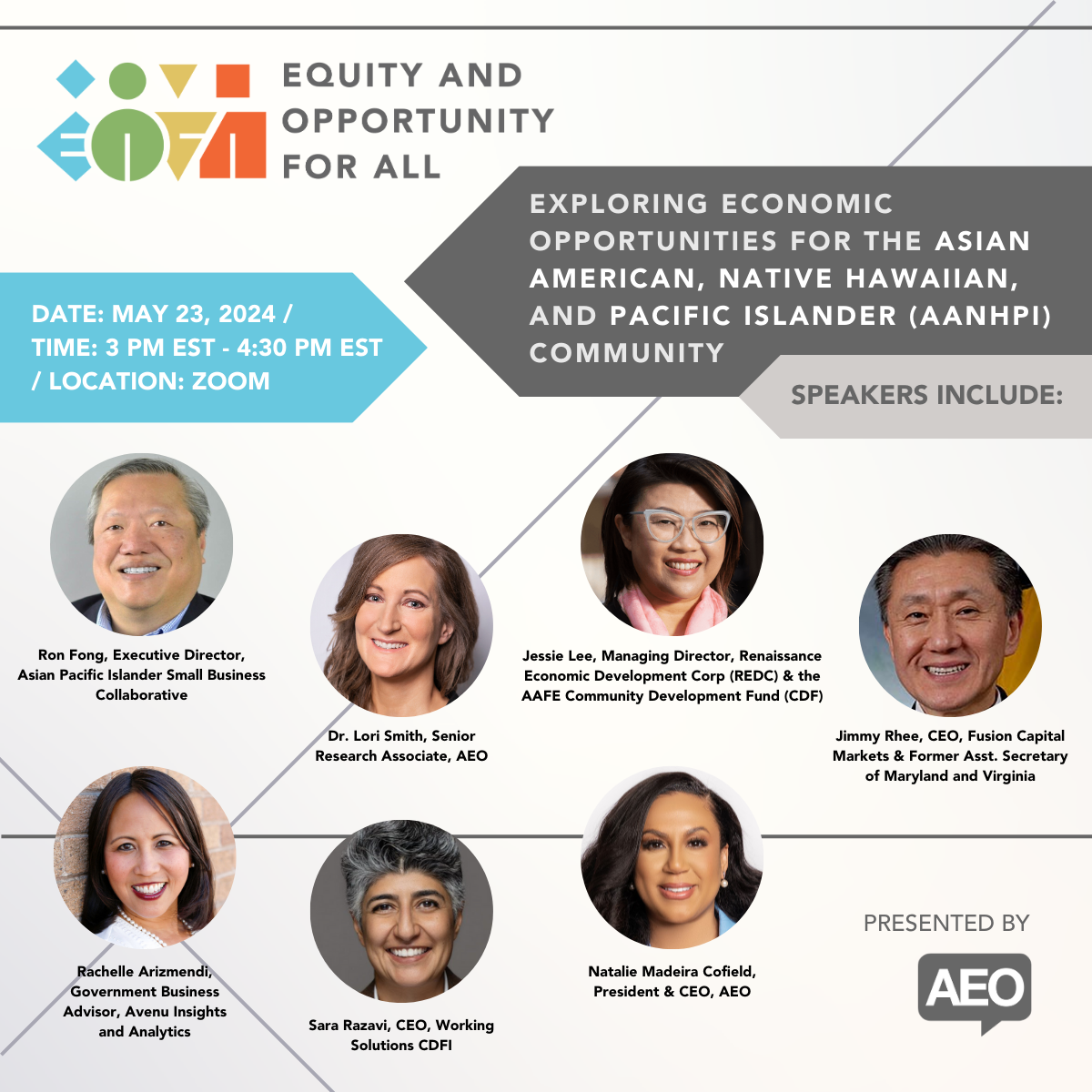AEO Presents ‘Equity and Opportunity for All’ Series Exploring Asian American, Native Hawaiian ...